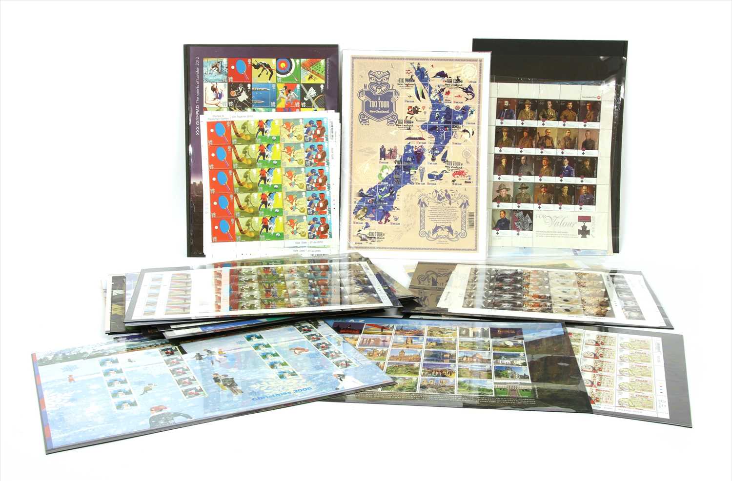 Lot 150 - A folder of GB smiler sheets,
