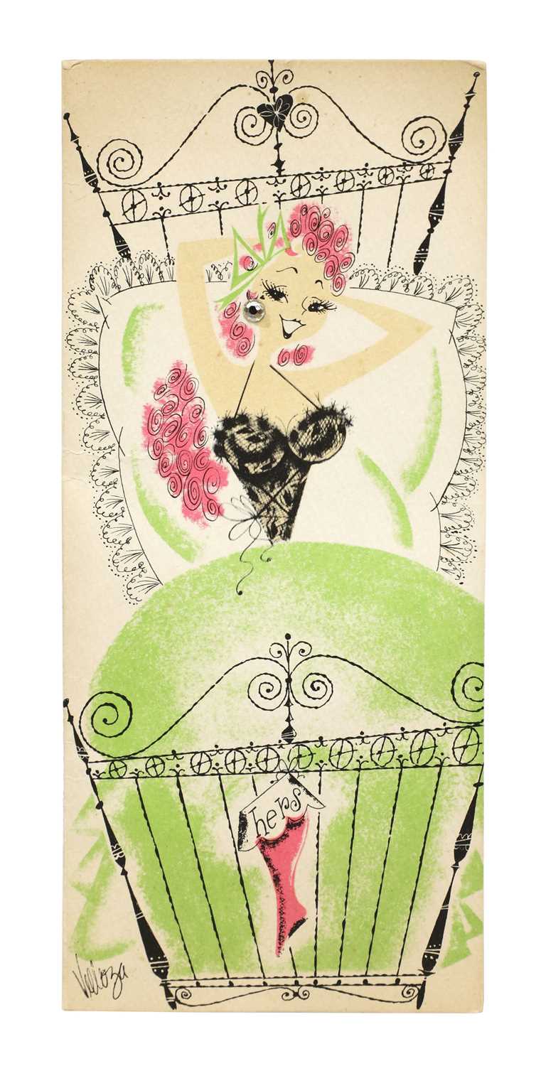 Lot 54 - A Christmas card from Boris Karloff,