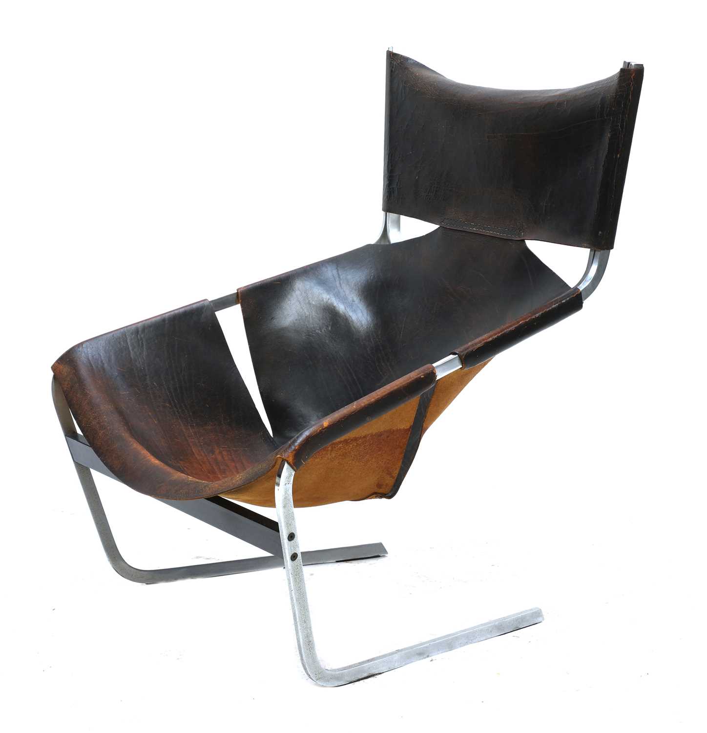 Lot 691 - A Pierre Paulin 'F444' armchair,