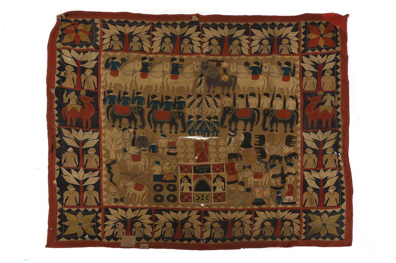 Lot 399 - Two kanduri shrine cloths,