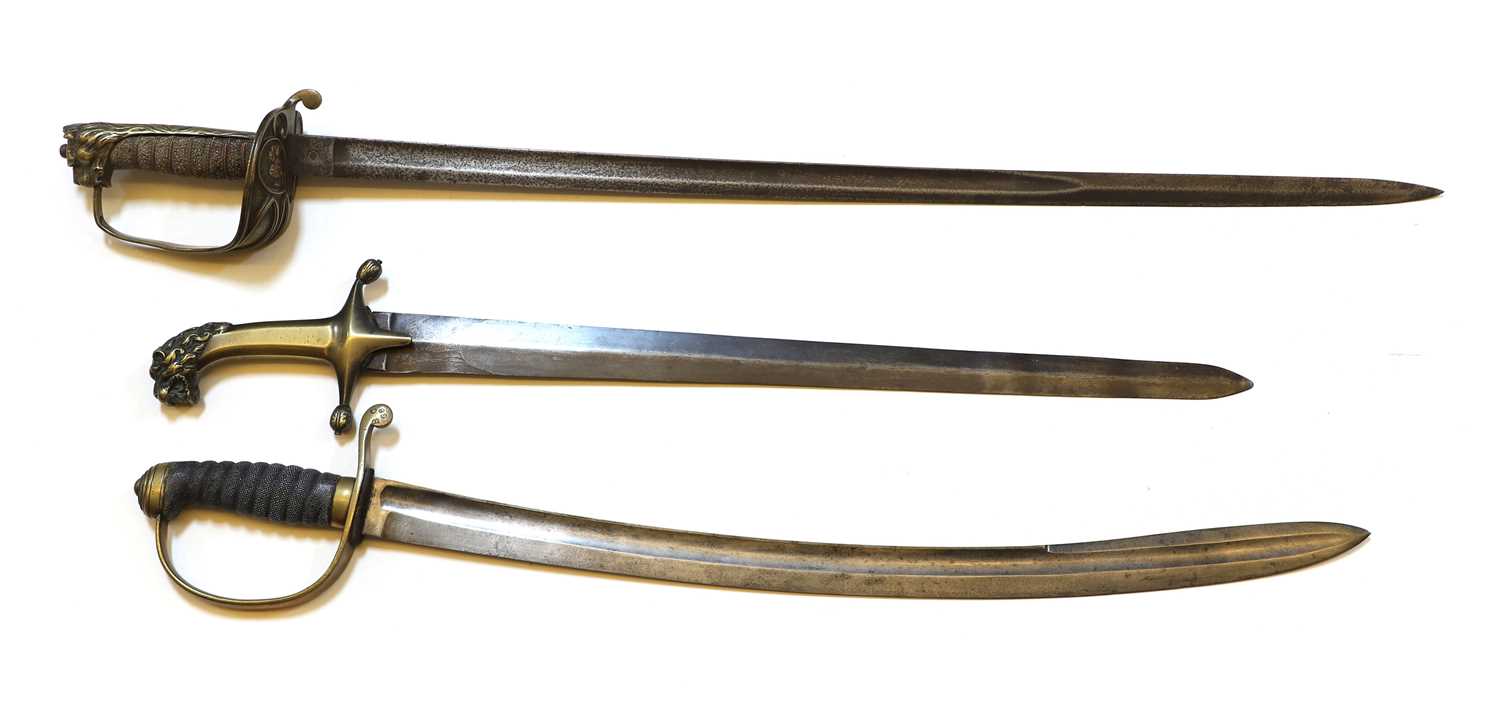 Lot 94 - An Indian army infantry sword,