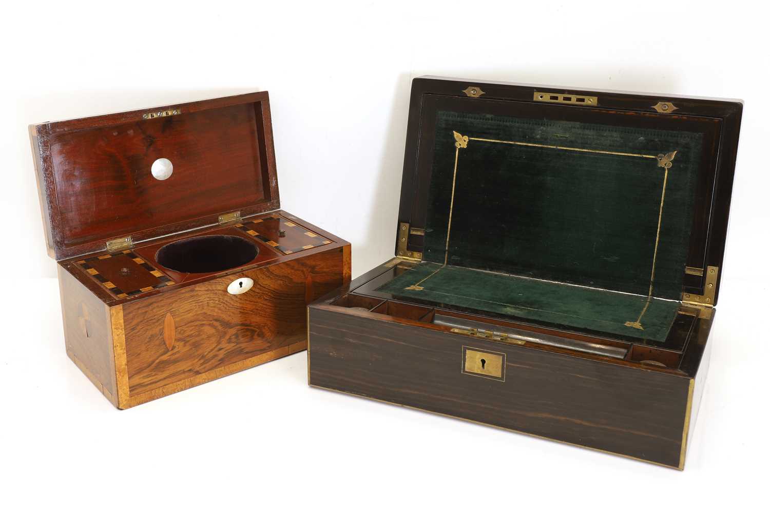 Lot 304 - A Victorian Coromandel writing slope and